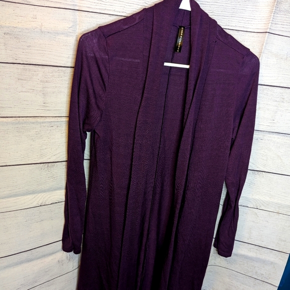 Rags and Couture | Sweaters | Purple Duster | Poshmark